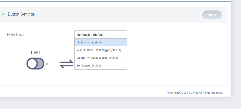 Turn wifi on/off when you toggle the button on router - Routers - GL ...