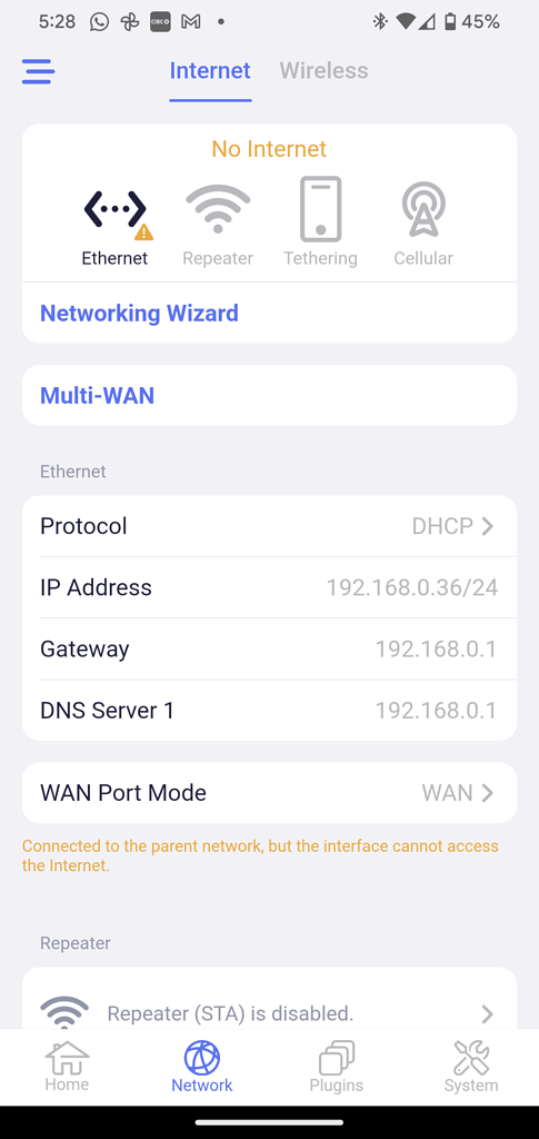 Gl Axt1800 No Internet Routers Gl Inet Official Forum