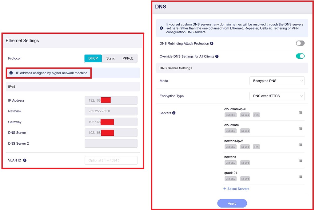 Flint 2 (GL-MT6000) - DNS - Routers - GL.iNet