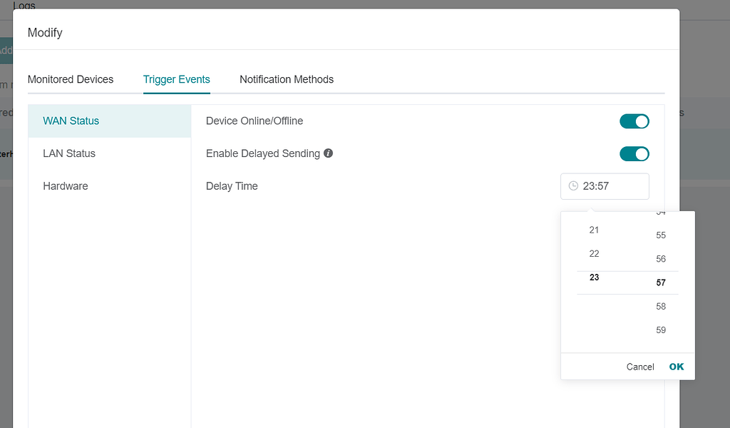 Goodcloud trigger event delay time - Cloud Services - GL.iNet Official Forum