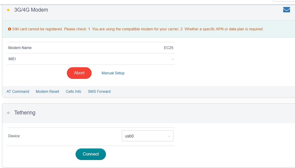 X750 need help, 4g modem no working - 4G LTE, 5G NR, USB modems - GL.iNet