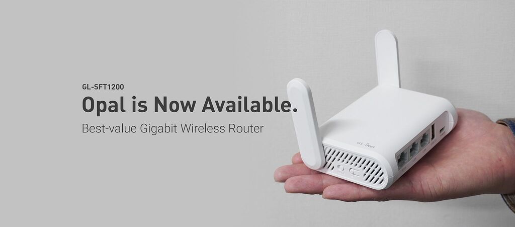 Our new travel router – Opal (GL-SFT1200) is now available! - Routers ...
