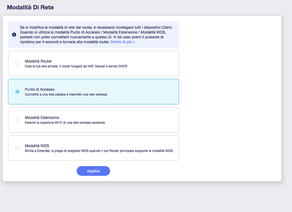 Mode rete - Routers - GL.iNet Official Forum