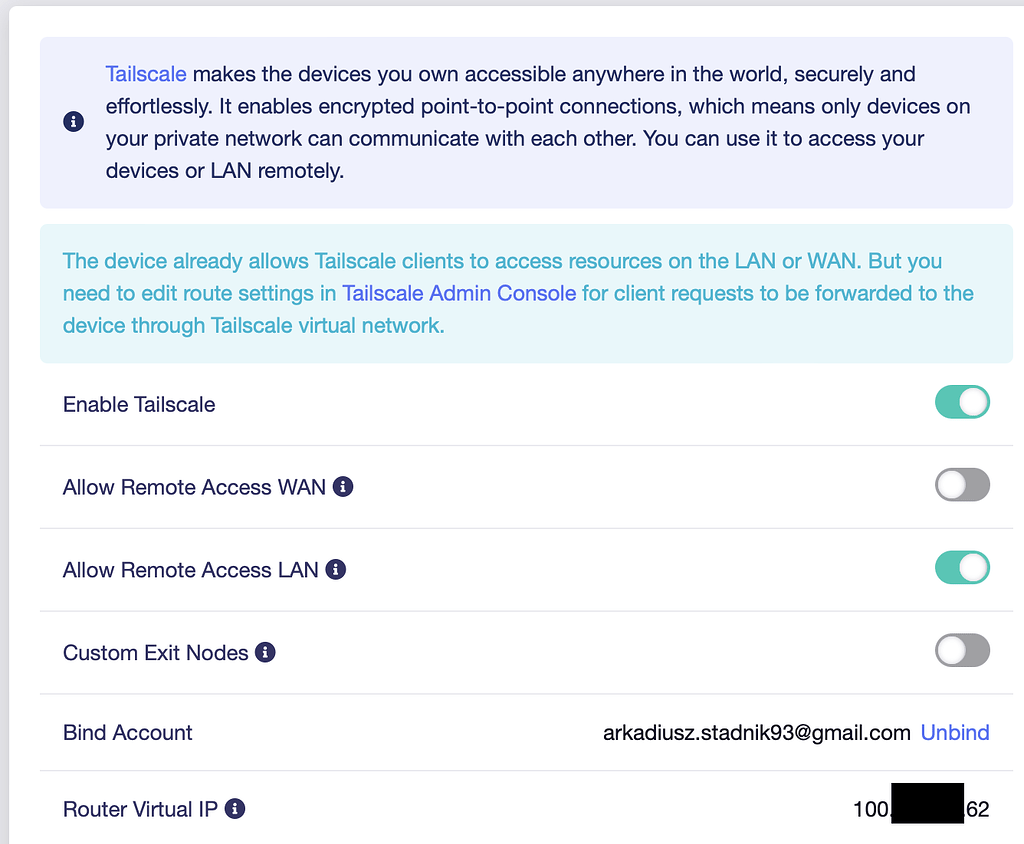 Gl.inet AXT 1800 - Tailscale disconnect and connect - Routers - GL.iNet