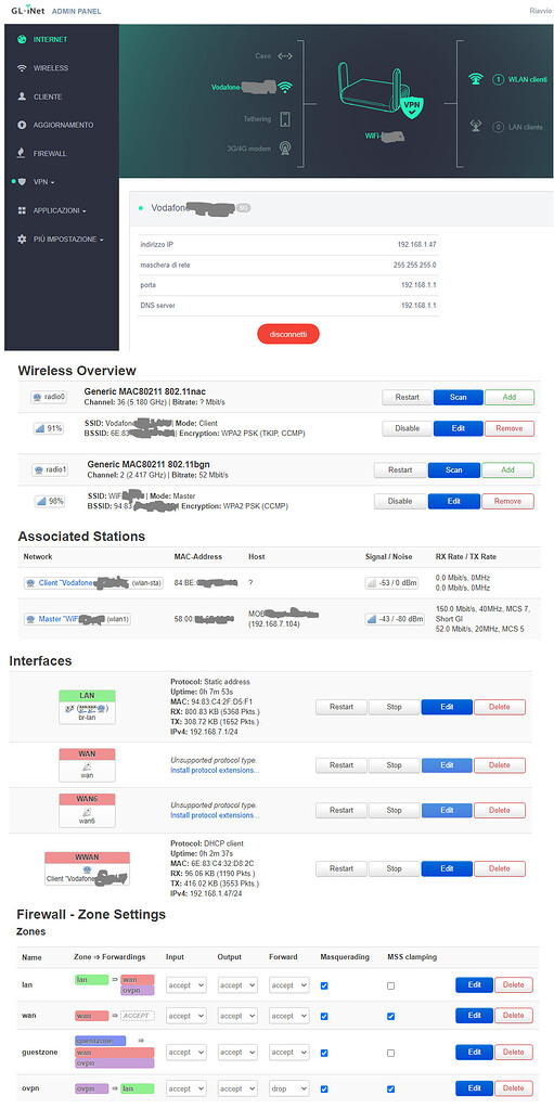 Opal with OpenVpn no internet access from local lan - Routers - GL.iNet