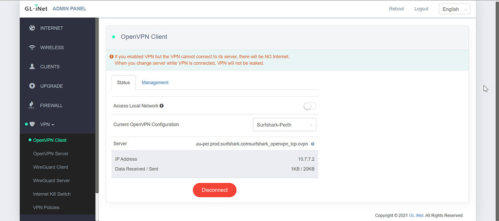 Unable to open any website when OpenVPN is connected on Mango - Page 2 ...
