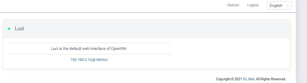 Luci is not working on opal - Routers - GL.iNet