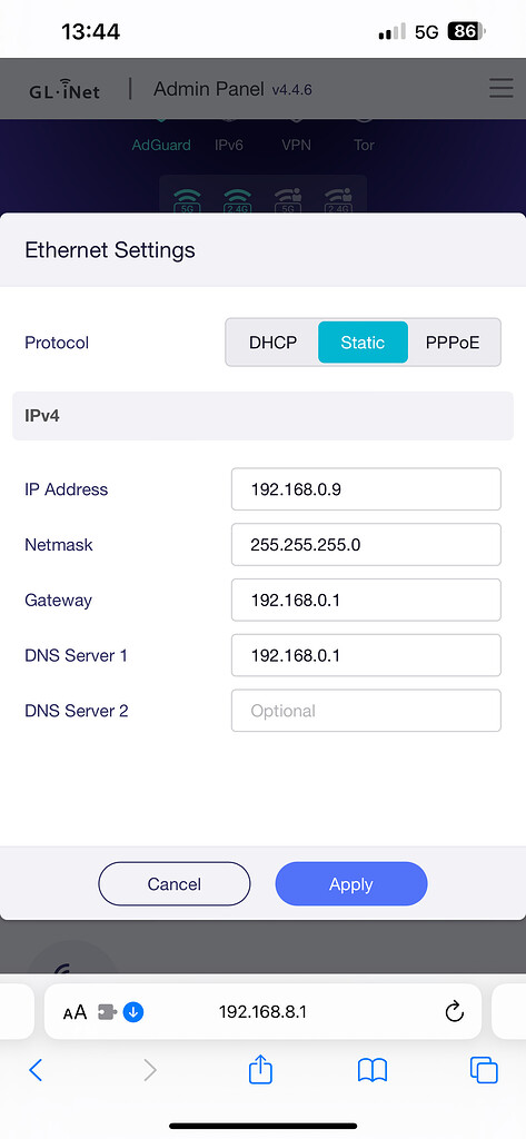 DSL Modem->Router VPN problem - VPN, DNS, Leaks - GL.iNet