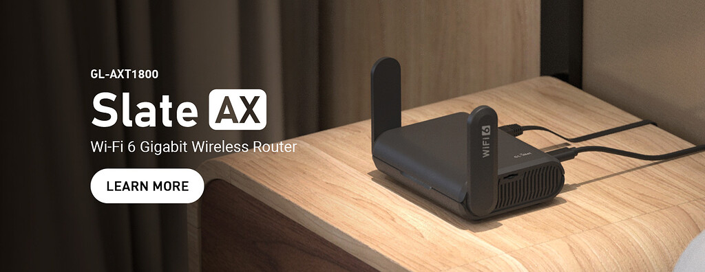 Wi-Fi 6 Travel Router (GL-AXT1800) is Coming Soon! - Technical Support ...