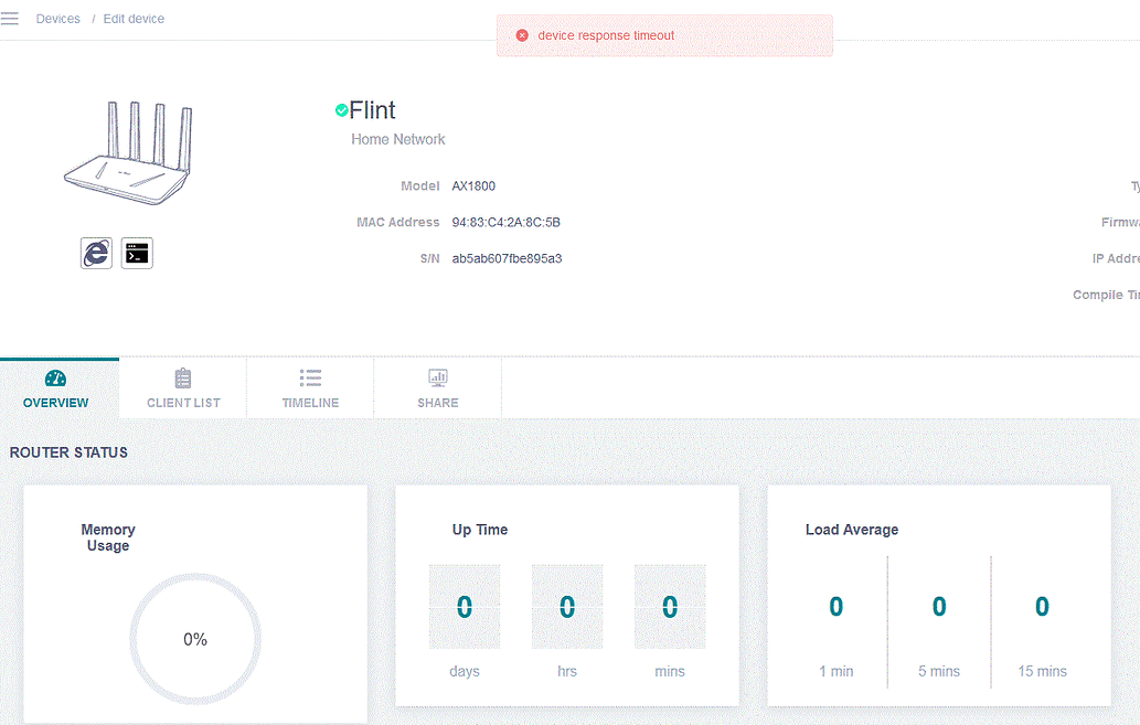Good Cloud, no devices displayed - Cloud Services - GL.iNet