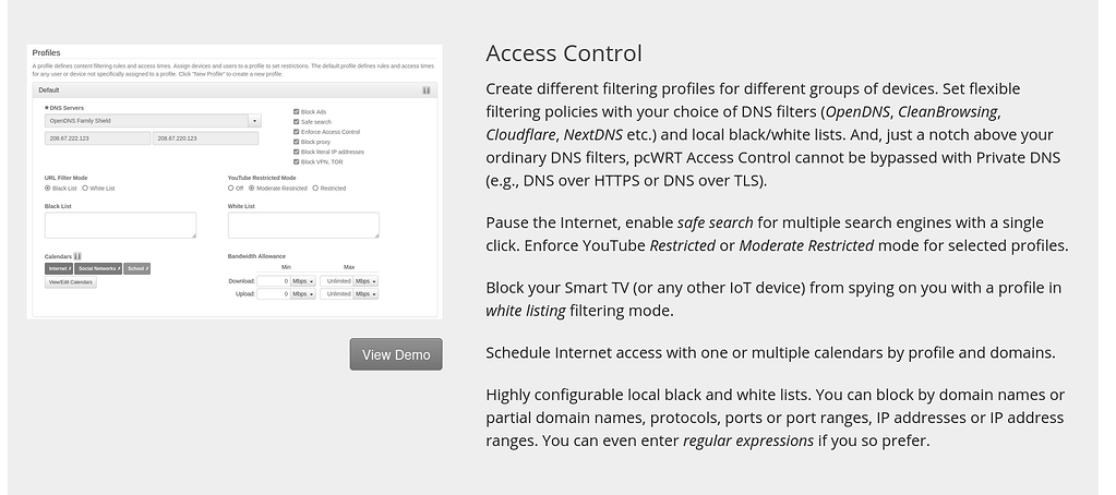 pcWRT like access control/block lists - Routers - GL.iNet