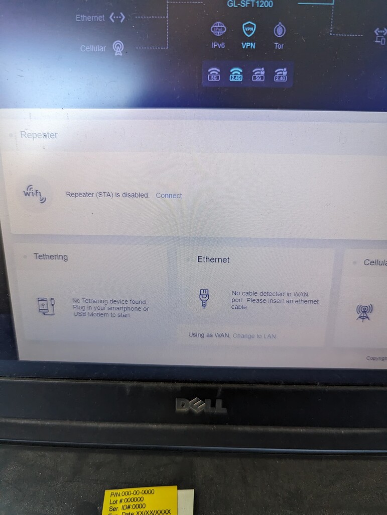 Unable to tether - Routers - GL.iNet