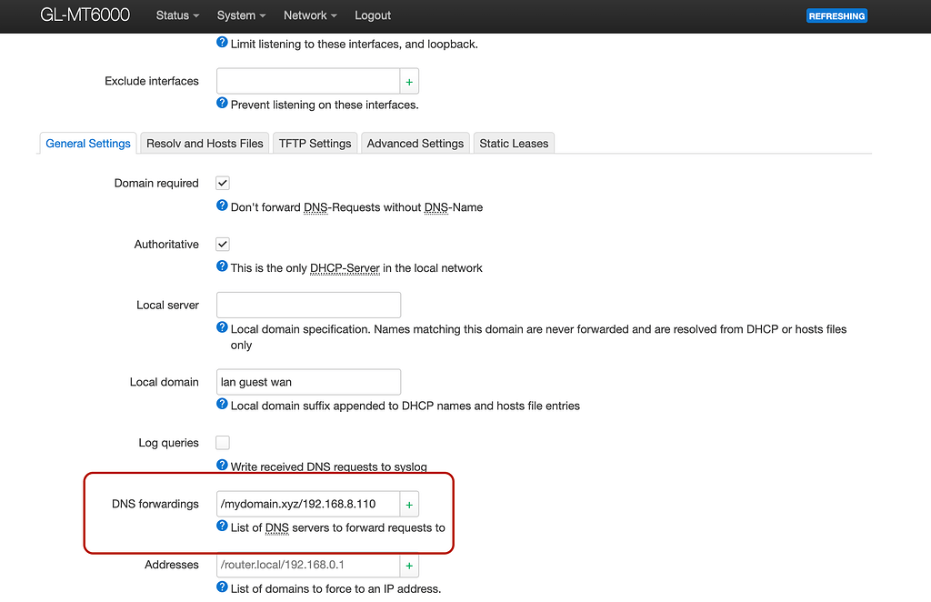 dnsmasq settings get overwritten at restart - Routers - GL.iNet ...