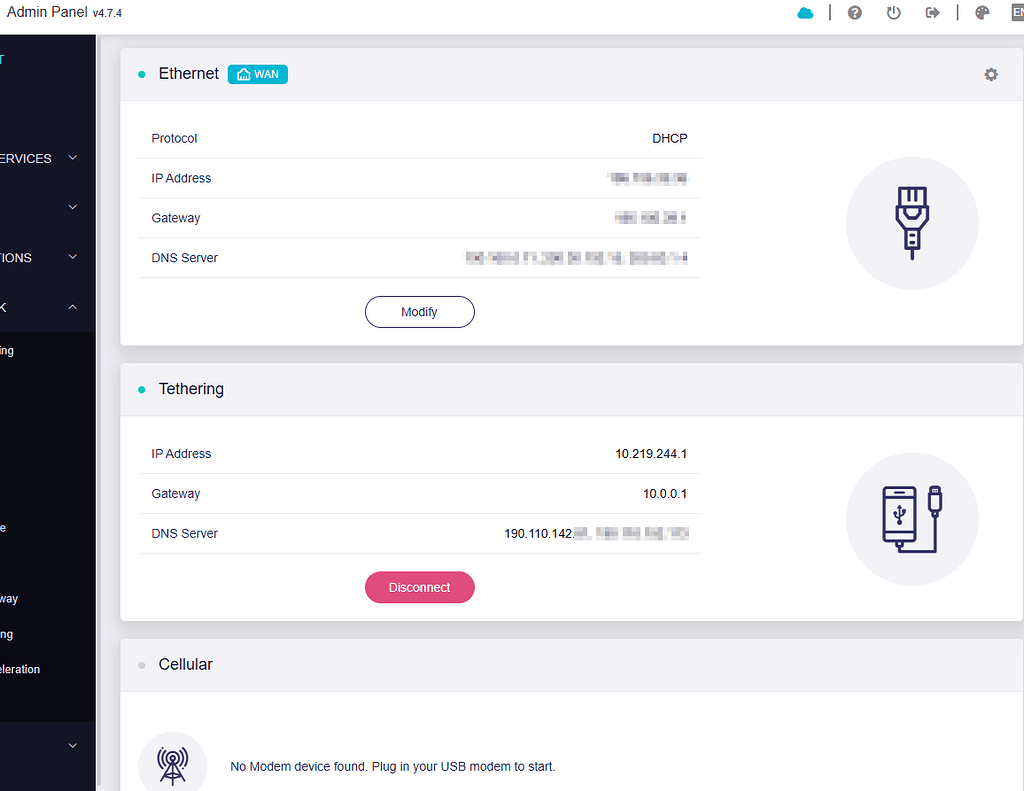 Switch back to ethernet / prioritize over tethering? GL-MT2500 Brume 2 ...