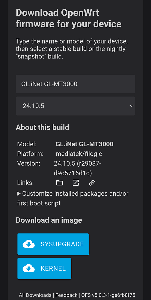 Flash Beryl ax with Vanilla Openwrt - Router - GL.iNet Official Forum