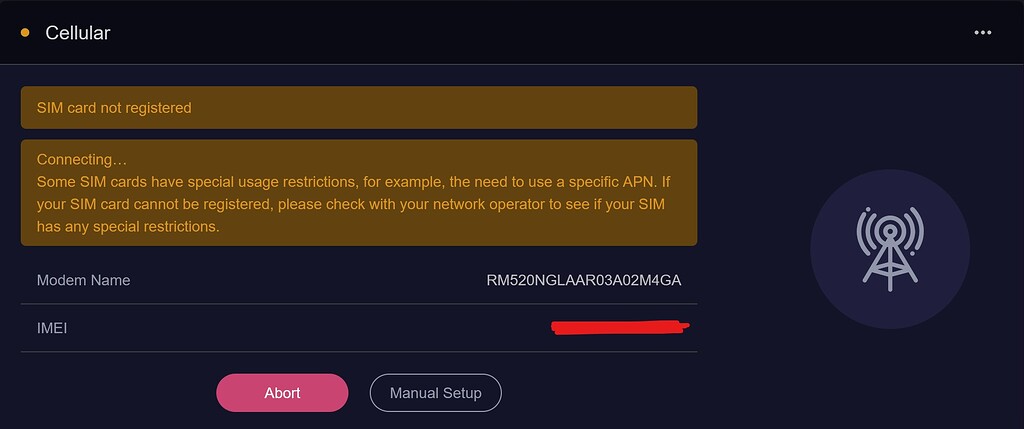 GL-M2 Cannot connect to Three UK 5G - SIM card not registered - Routers ...