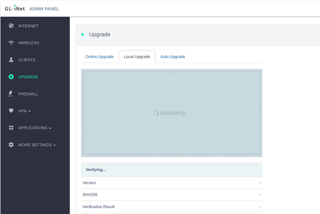 Firmware Update Not Working - Routers - GL.iNet Official Forum