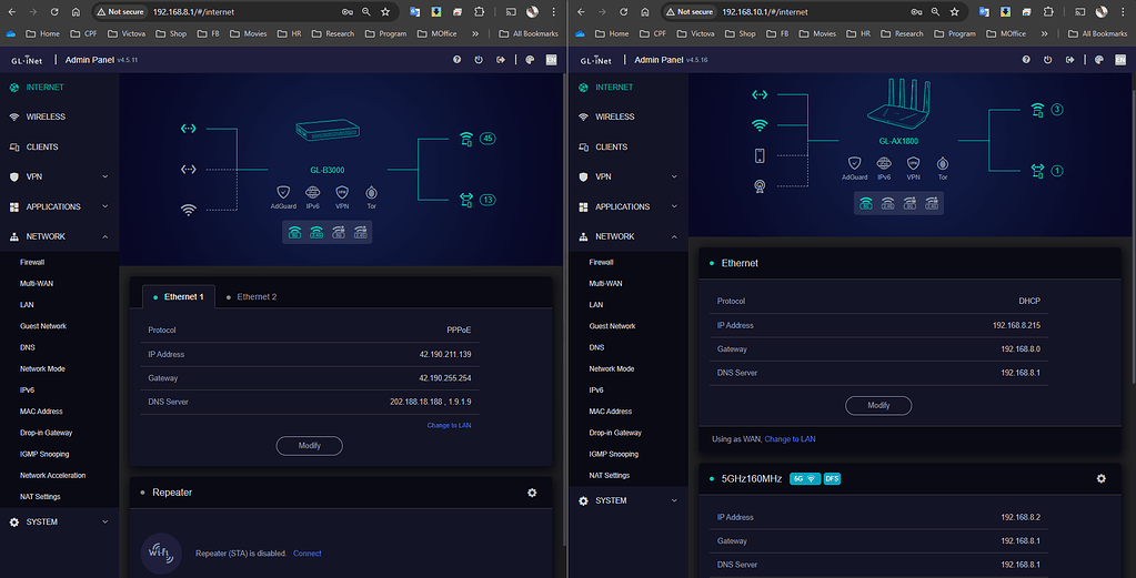 Static route on Marble GL-B3000 (Beta Tester) - Routers - GL.iNet ...