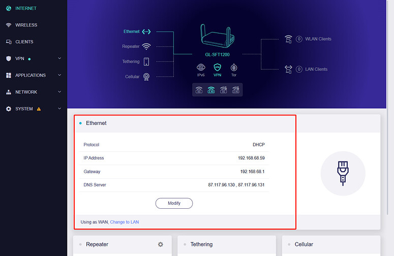 GL-MT6000 not working with Spectrum - Routers - GL.iNet Official Forum