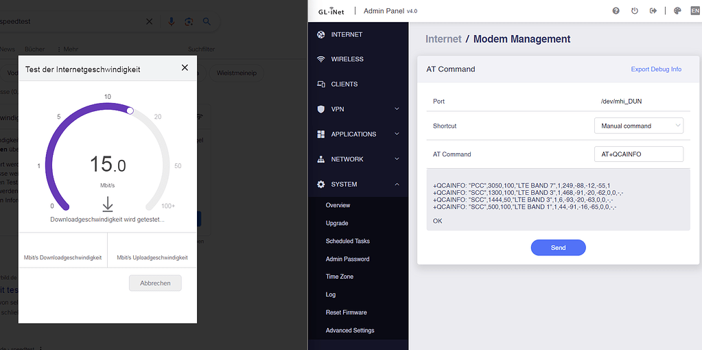 GL-X3000 Spitz AX - 15 Mbit/s with 5G - Cellular, USB modems - GL.iNet