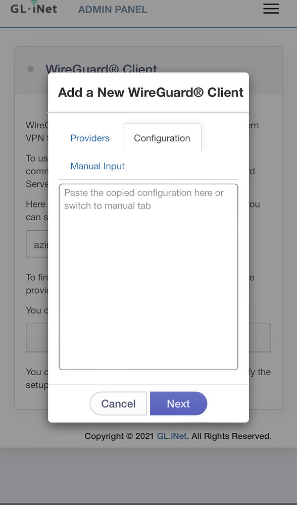 Configure wireguard client to connect to NordVPN servers using GL-AR150 ...