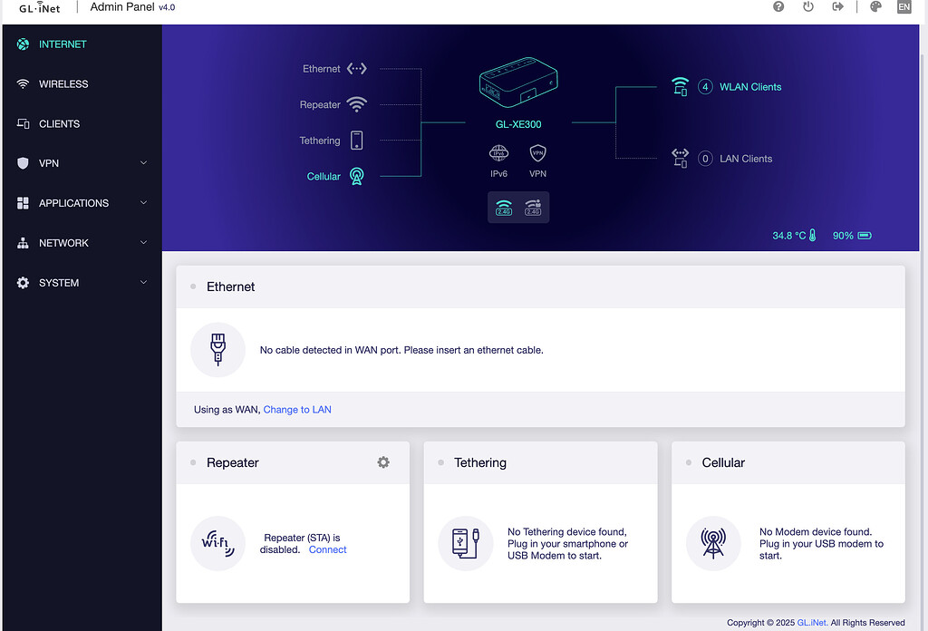 Modem of XE300 (Puli) not available, but online - Cellular, USB modems ...