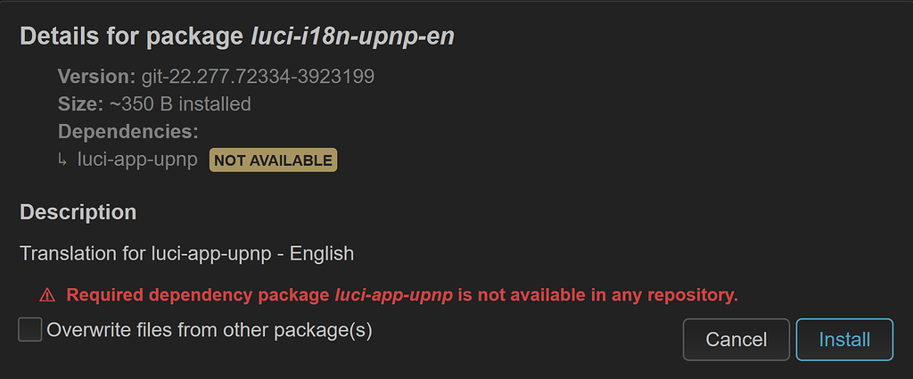 GL-MT3000 luci-app-upnp missing? - Routers - GL.iNet Official Forum