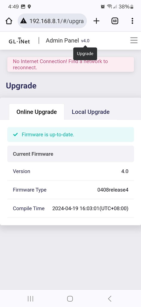 Spitz doesnt like connecting SA - Cellular, USB modems - GL.iNet ...