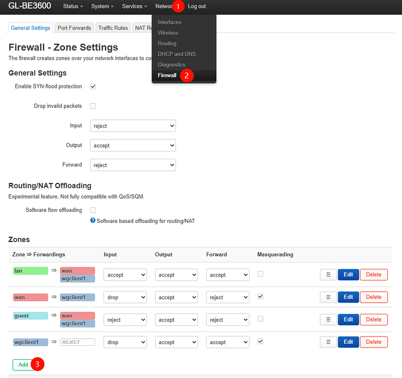 How to configure GL.iNet router to use NetBird exit node as Internet ...