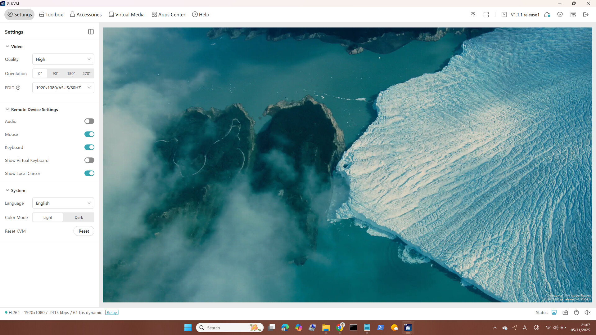 I can only see desktop wallpaper - KVM - GL.iNet