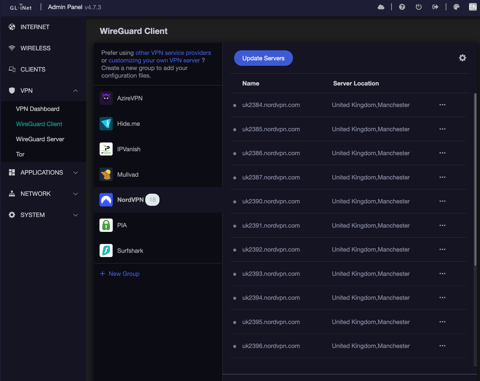 WireGuard Client - UI error? - VPN, DNS, Leaks - GL.iNet