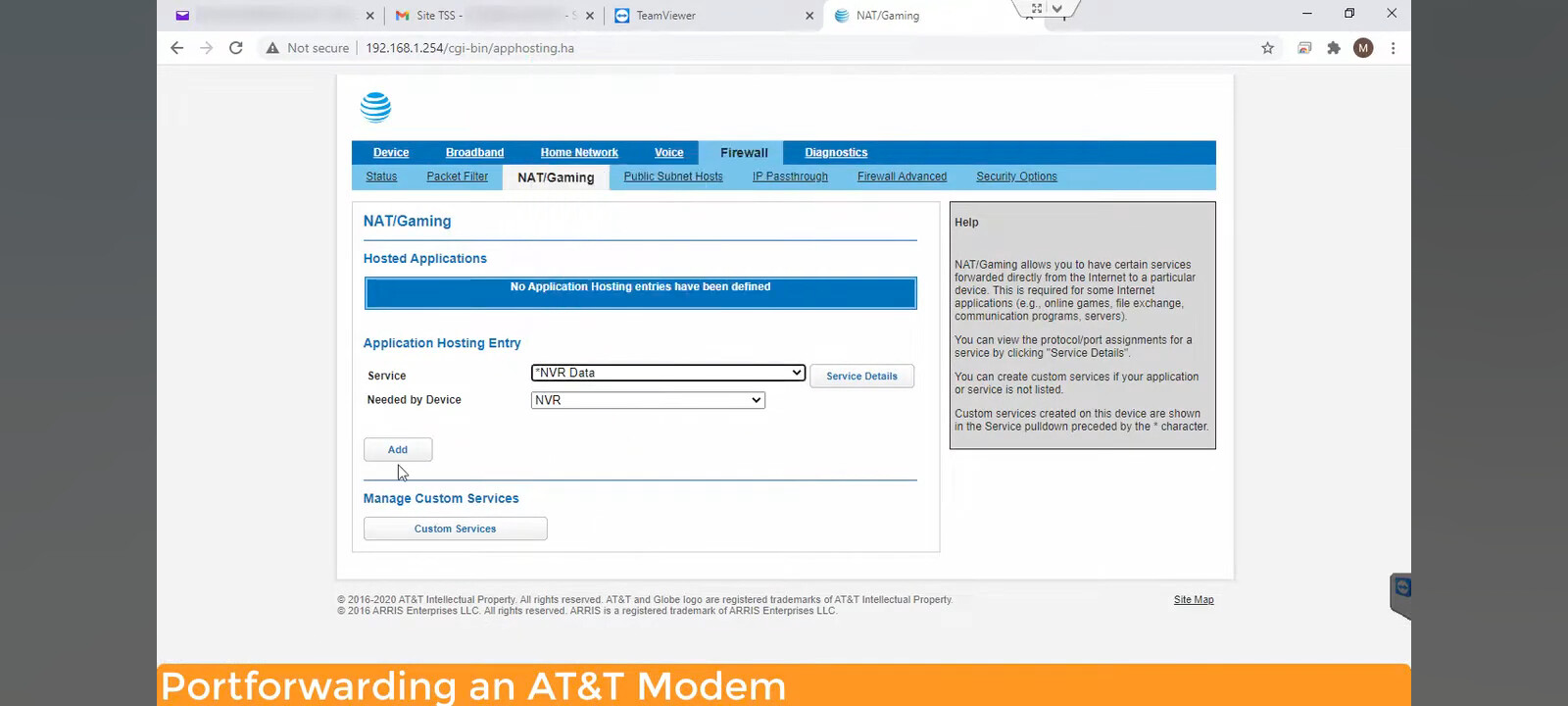 Can't set up port forwarding att bgw 320-500 - Routers - GL.iNet